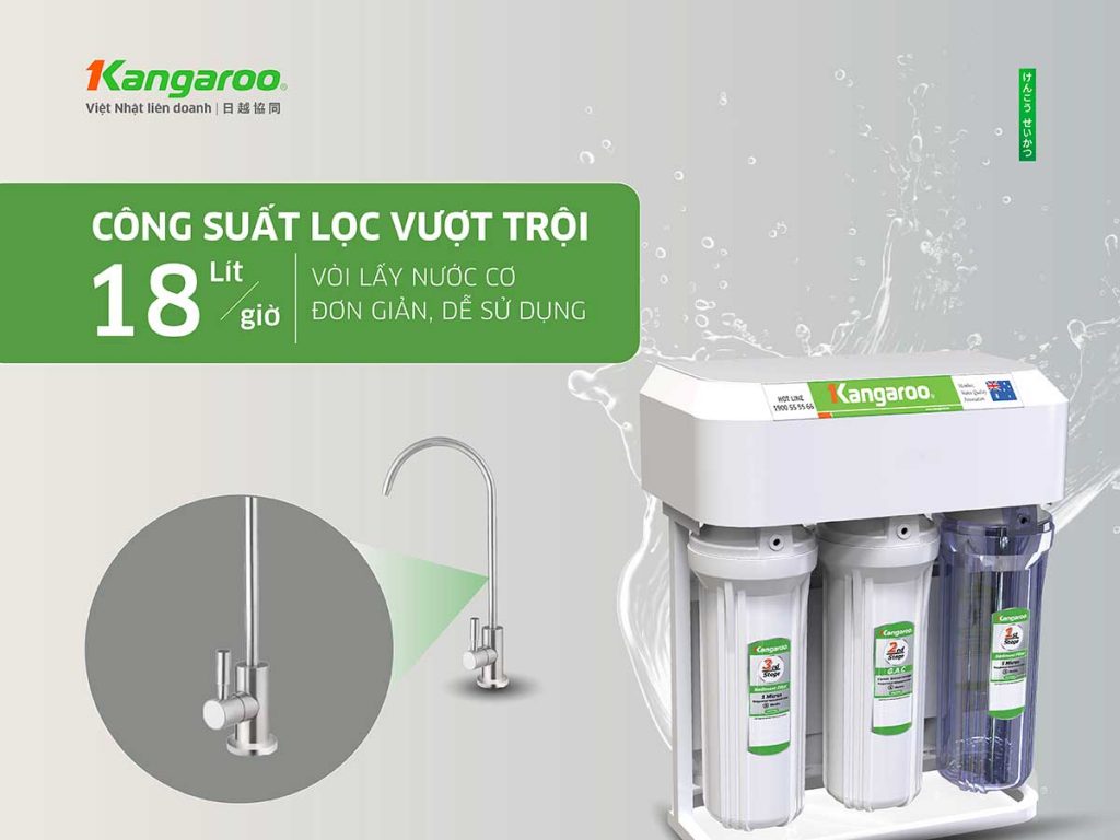 Máy lọc nước Kangaroo Hydrogen KGHP10K2 10 lõi