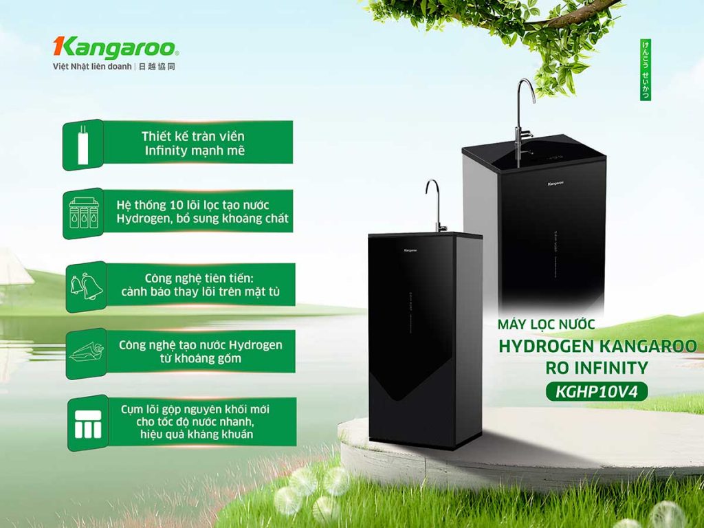 Máy lọc nước Kangaroo Hydrogen Infinity KGHP10V4