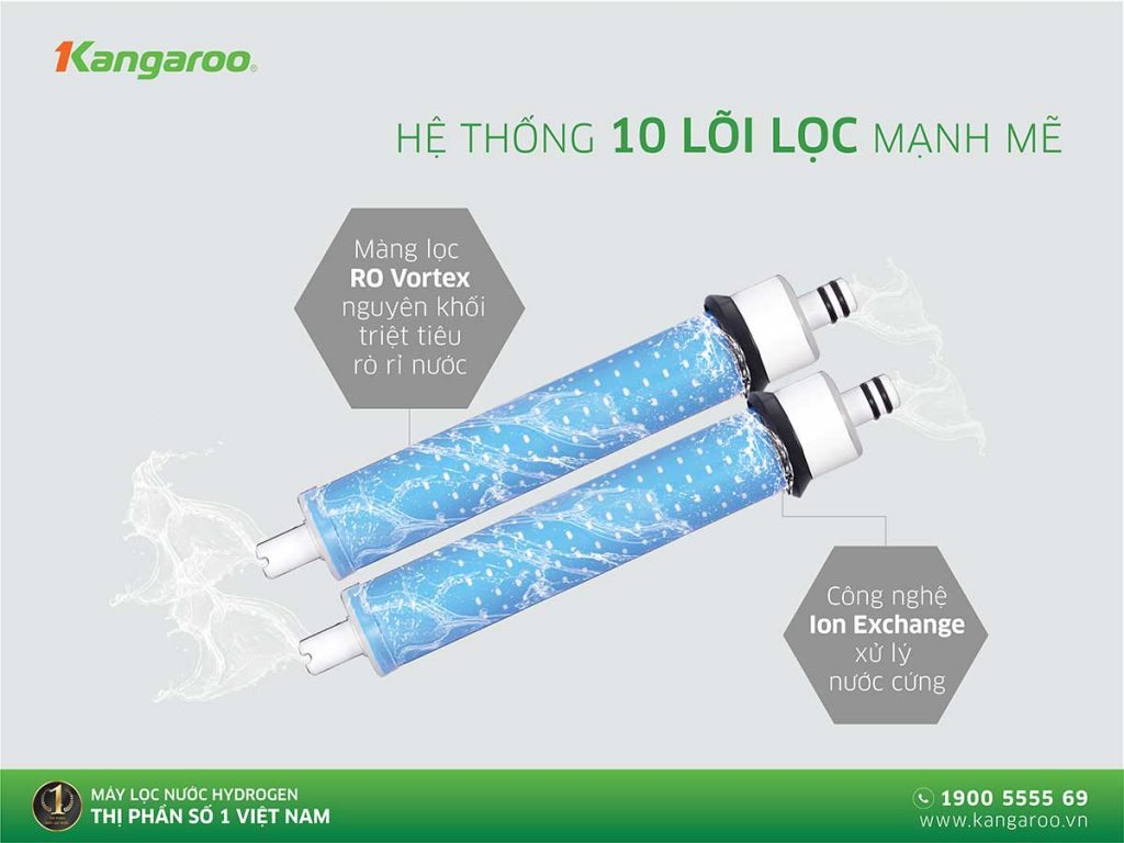 Máy lọc nước Kangaroo Infinity nóng lạnh KG10A2I ⋆ Kangaroo Group