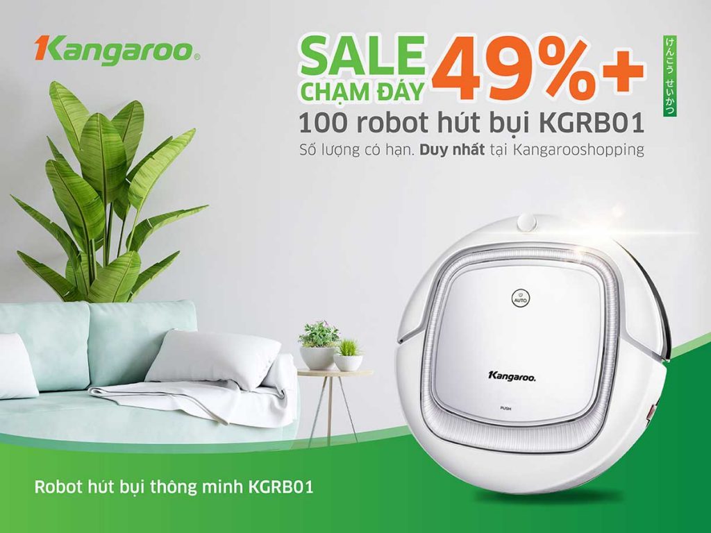 Robot hút bụi thông minh đang khuyến mại giá chạm đáy | Kangaroo.vn
